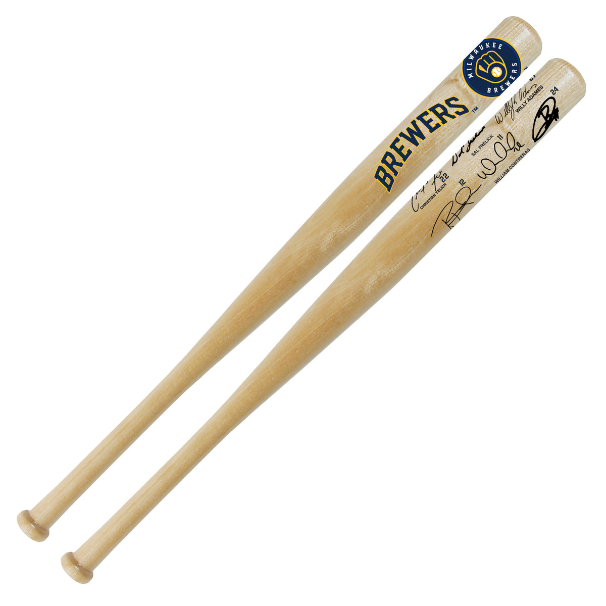 Milwaukee Brewers Team Signature 18" Miniature Bat – Coopersburg