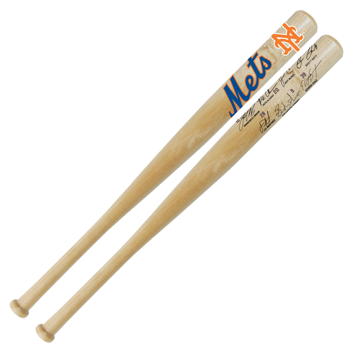 New York Mets Team Signature 18" Miniature Bat – Coopersburg