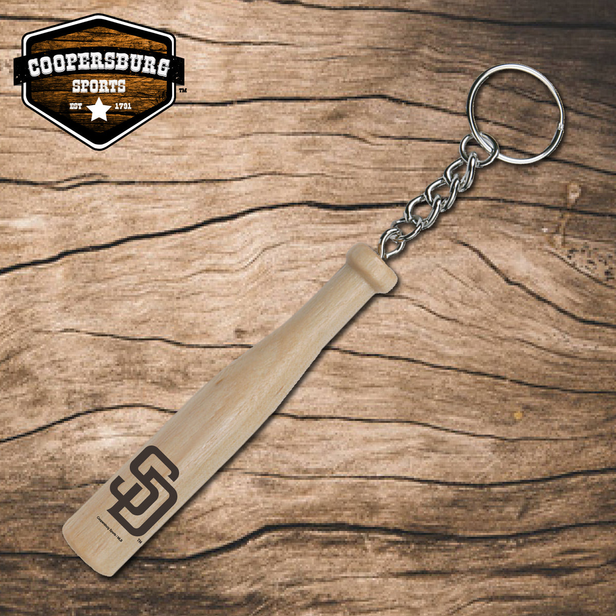 San Diego Padres Key-Chain Bat – Coopersburg